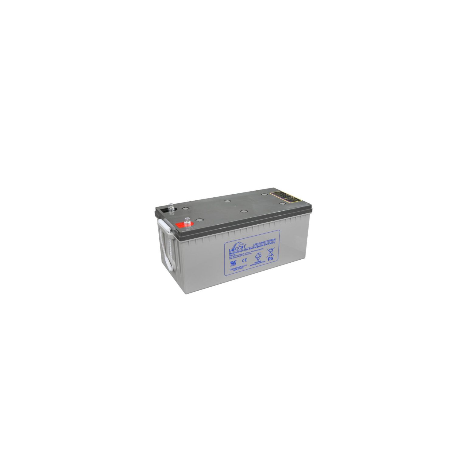 200AH 12V SOLAR BATTERY PBAC AGM LEOCH LPC12-200 – Pupkewitz Megatech